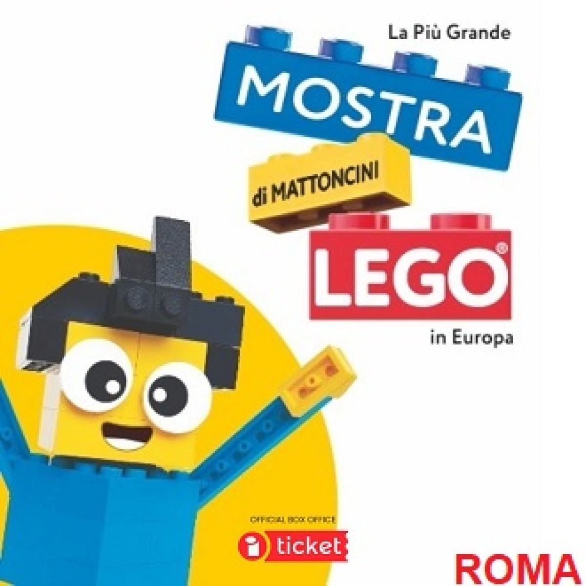 MOSTRA MATTONCINI LEGO - BIGLIETTO OPEN | FIUMICINO - ROMA | PREVENDITA ...