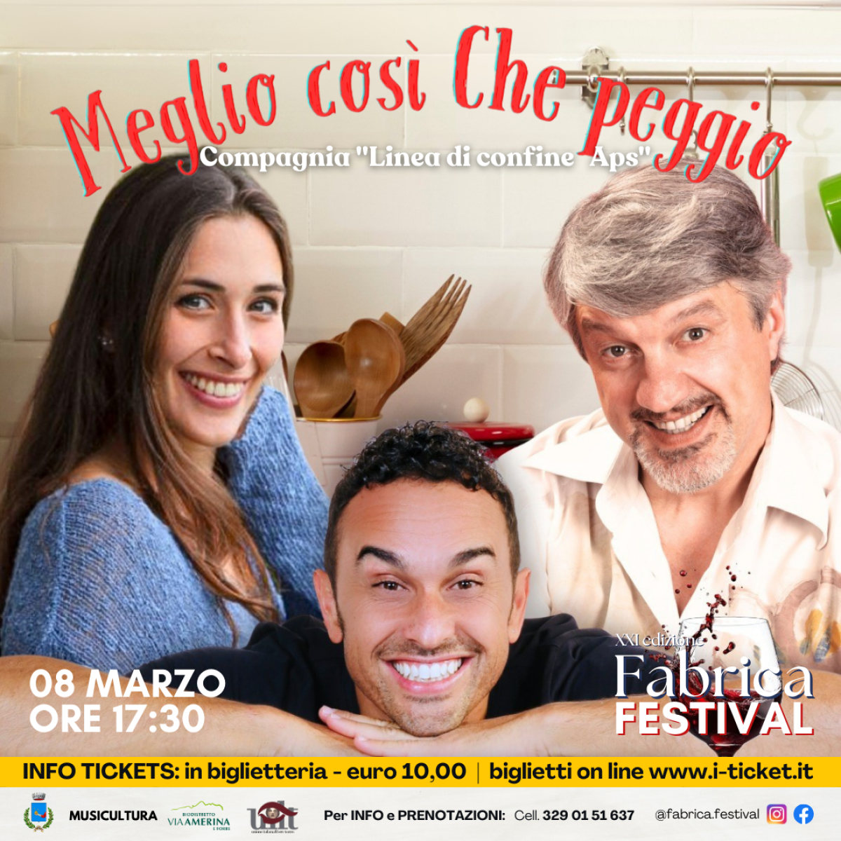 PREVENDITA UFFICIALE | MEGLIO COSI' CHE PEGGIO | FABRICA FESTIVAL 2026 ...